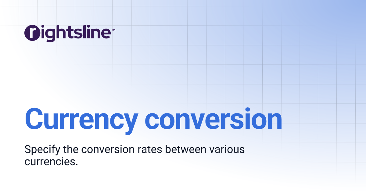 Currency conversion | API Documentation